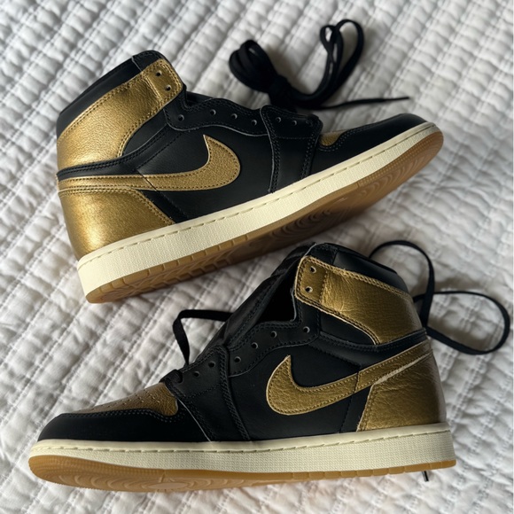 Nike | Shoes | Air Jordan Retro High Og Metallic Gold | Poshmark